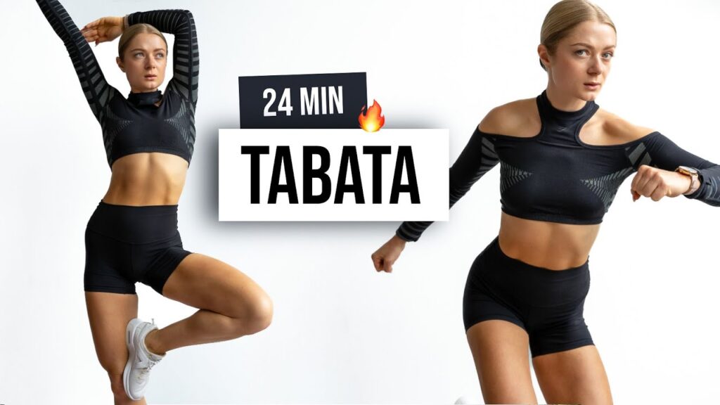 【growingannanas】24 MIN TABATA PARTY – HIIT Home Workout – No Equipment ...