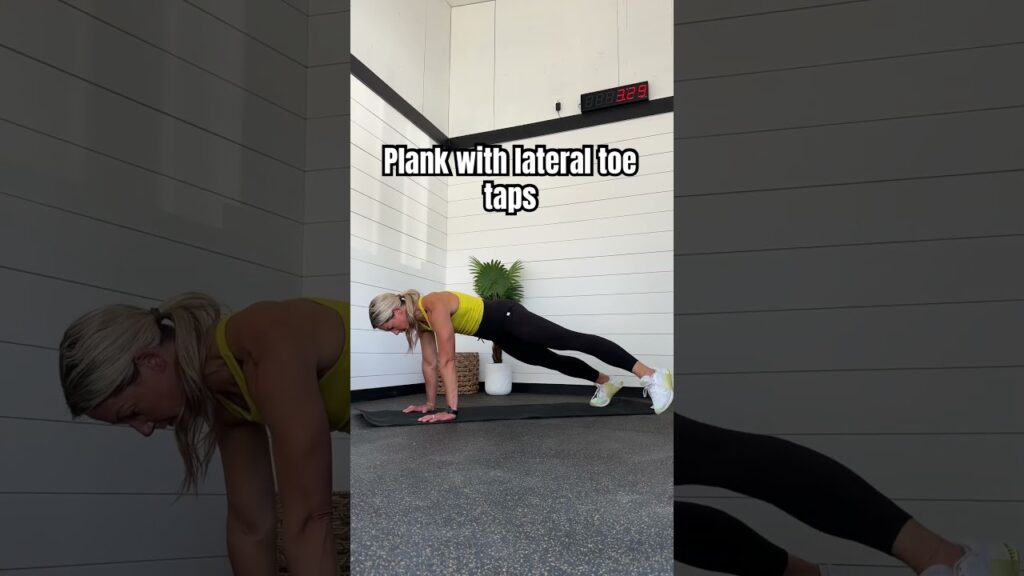 【ARC MVMT- Nichelle Holmes | Fitness Coach】Plank with toe taps #core - MetaFit Motion Base