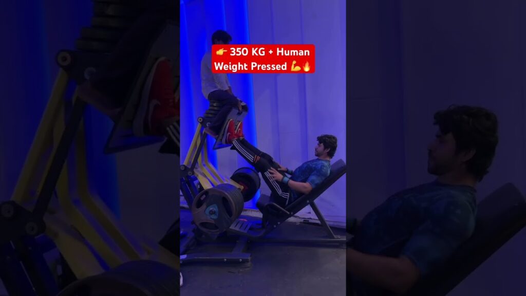 【Faysal Shahzad 】Leg Pressing 400 KG + Human Weight | Extreme Strength ...